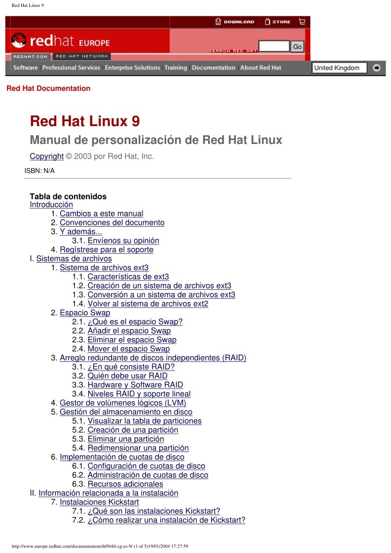 PDF de programación - Red Hat Linux 9 - Manual de personalización de Red Hat Linux
